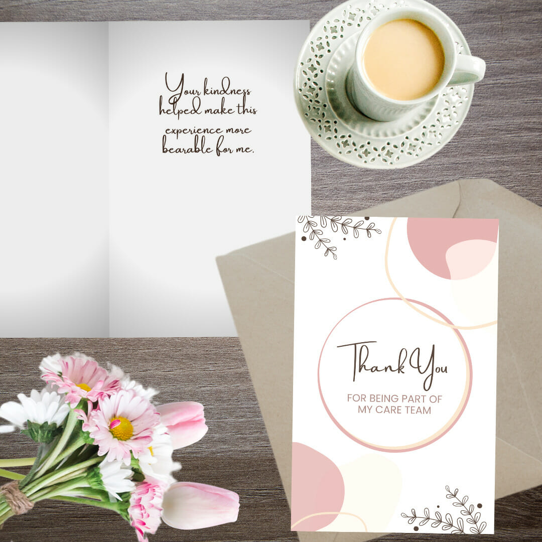 Card: Thank you for being part of my care team