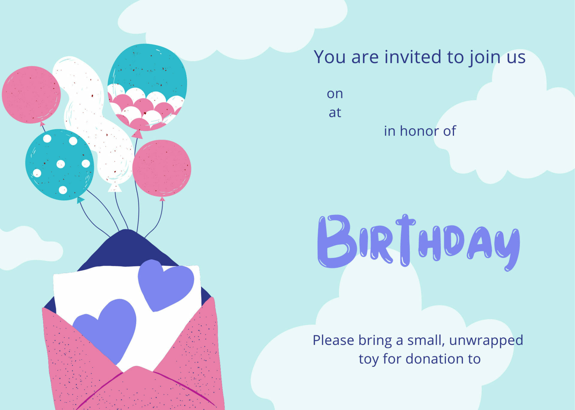 Card: Acts of kindness in honor of a deceased loved ones birthday